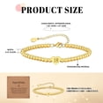 Avaner Birthday Heart Bracelet: Stainless Steel Beaded Charm Bracelet ...