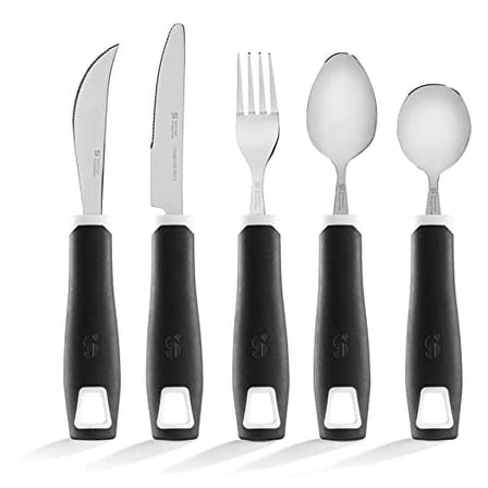 Special Supplies Adaptive Utensils 5-Piece Set, Handles - Walmart.com