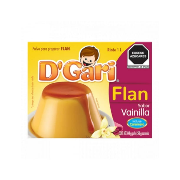 Pack de 24 Flan D'Gari Vainilla Caramelo 134 gr D'Gari Vainilla ...