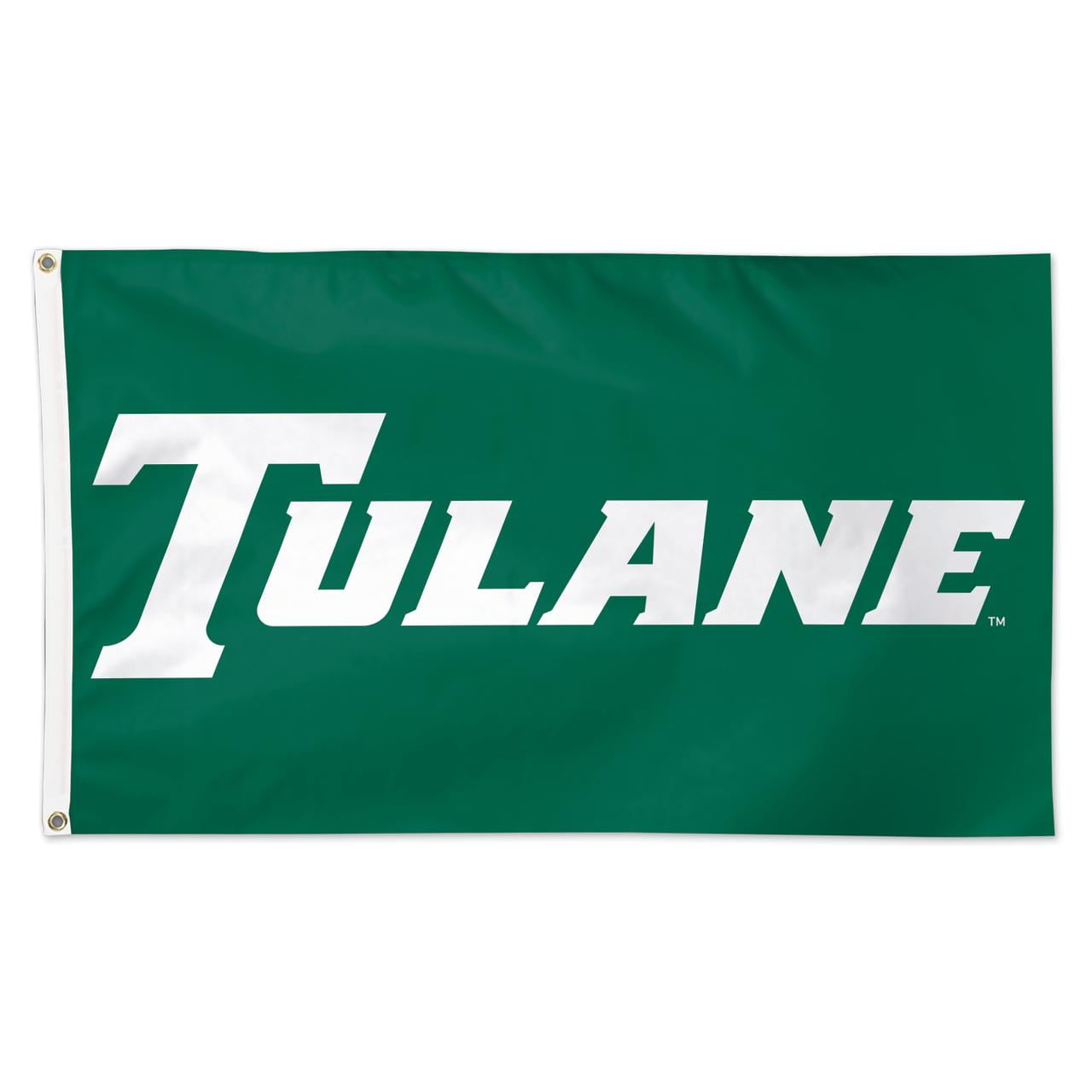 NCAA 3X5 Team Logo Flag (Tulane Green Wave - Team Color) - Walmart.com