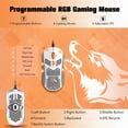 ZIYOULANG M8 Ultralight Wired Gaming Mouse, Lightweight Honeycomb Shell ...