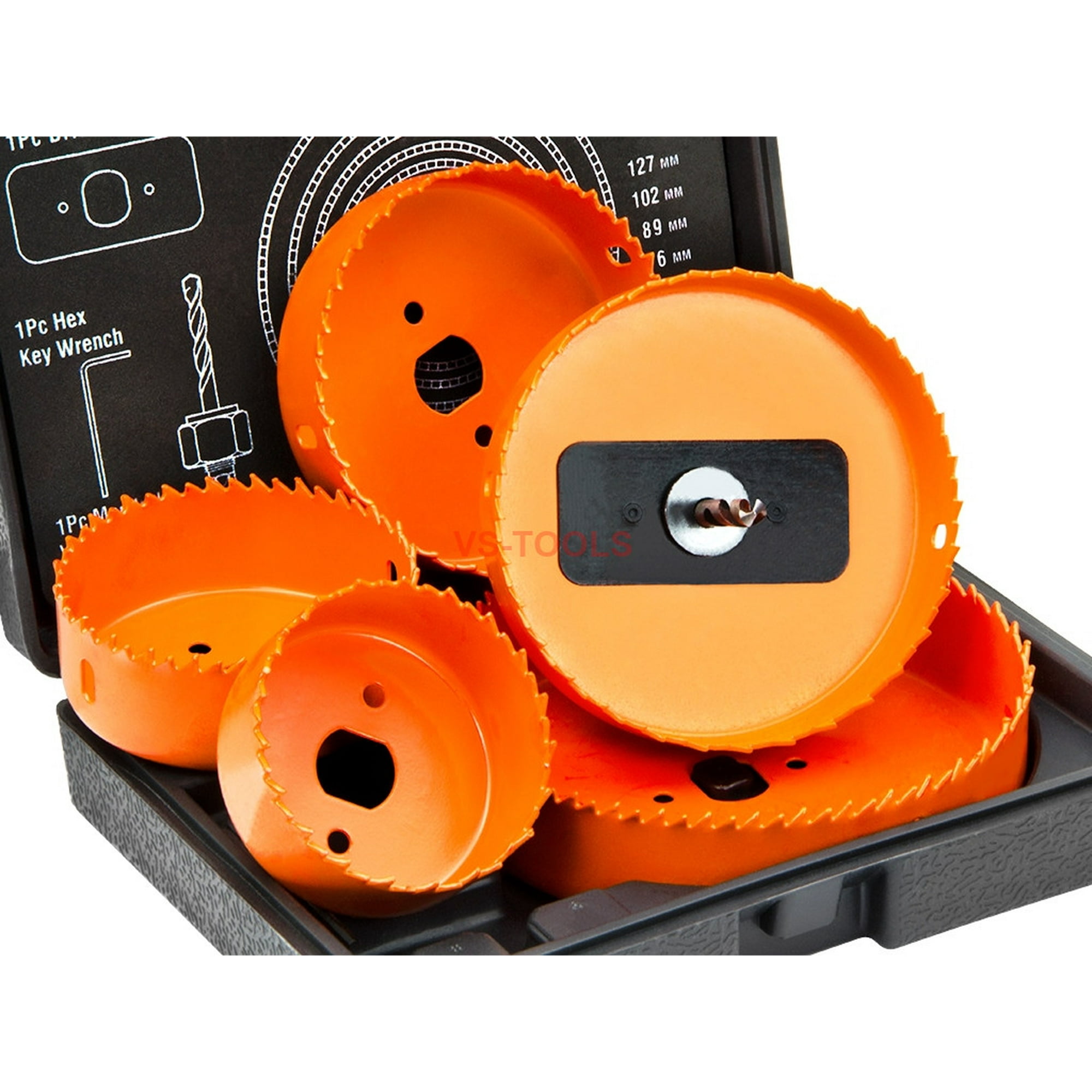 Click here for Harden Tools 2.5-5inch Hole Saw Set Boring Drill C... prices