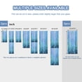 Abstract Blue Teal Window Privacy Film Rainbow Static Cling Stain Glass ...