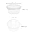 30pcs Small Round Plastic Containers With Lids Plastic Nail Loose Beads ...