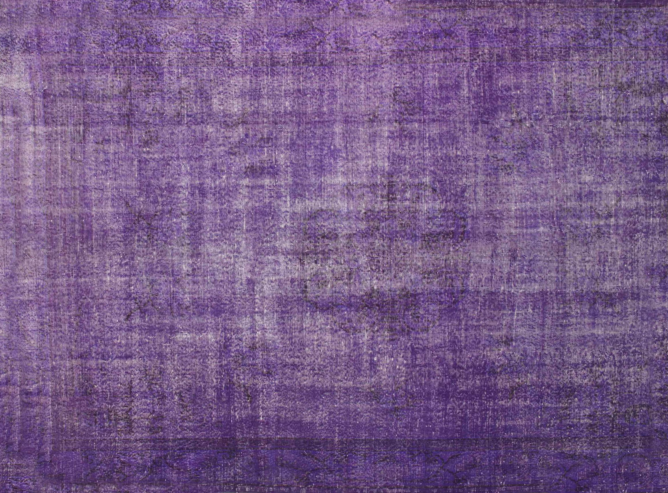 Ahgly Company Indoor Rectangle Contemporary Bright Purple Persian Area ...