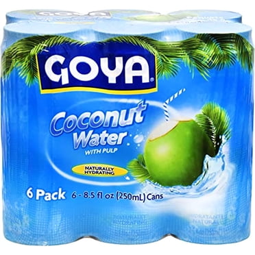 Goya Roasted Coconut Water with Pulp, 17.6 fl oz - Walmart.com