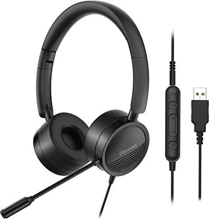 Discover D312U Dual Speaker Headset with USB and 3.5mm Connection ...