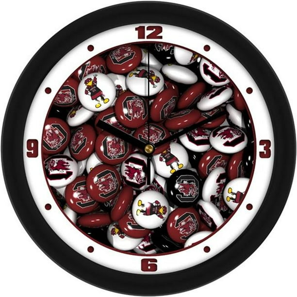 Suntime ST-CO3-SCG-CANCLOCK South Carolina Gamecocks - Candy Wall Clock ...