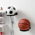 Racing Butterfly Wall Mounted Basketball Storage Rack Plastic Football ...