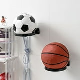 Racing Butterfly Wall Mounted Basketball Storage Rack Plastic Football ...