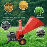 Techtongda 220V Hand Pushed Wood Crusher Branch Crusher Twig Shredder ...