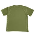 Elvqul Short Sleeve Shirts for Men Army Green Mens Color Block Pullover ...