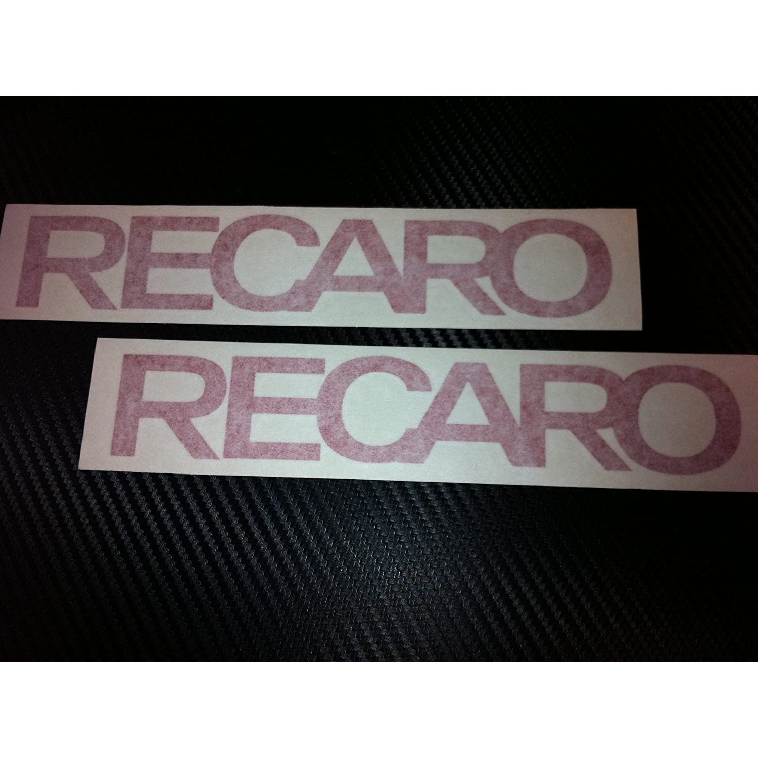 Buy 2 X Recaro Racing Decal Sticker (New) Red Size 8x1.4, 2 X Recaro ...