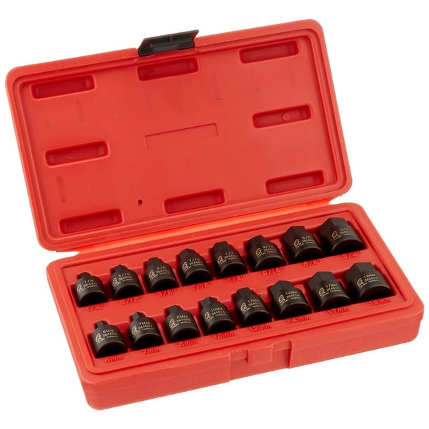 Sunex Tools 3646 - 16 Piece 3/8" Drive Stubby Impact Hex Driver Set ...