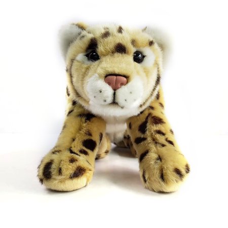 HUACA Leopard plush toy doll 13 inch simulation animal leopard doll ...