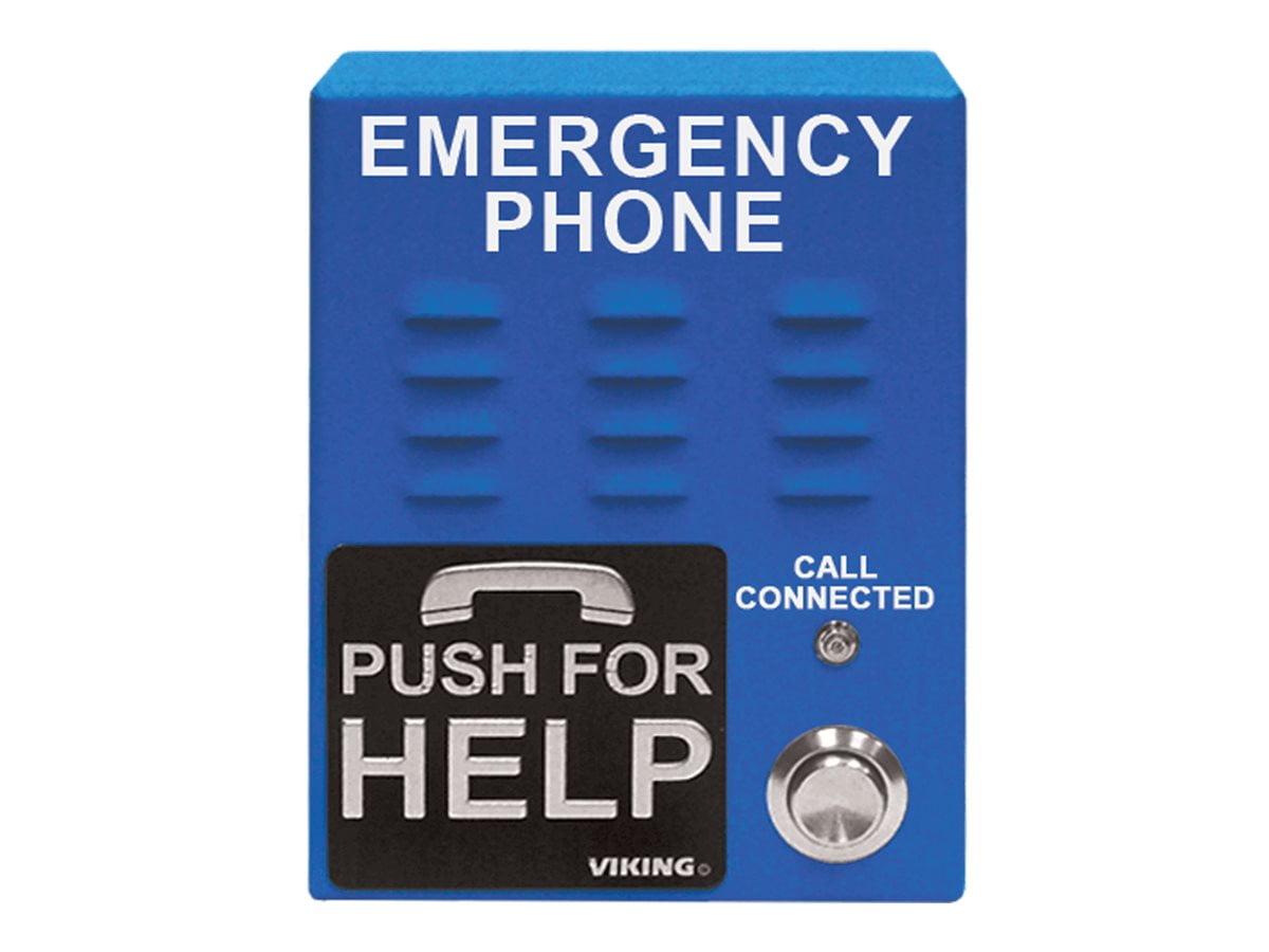 Viking E-1600-65-IPEWP - VoIP emergency phone - SIP, SIP v2 - blue ...