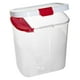 Progressive Prepworks Flour Keeper, 3.8-Quart Plastic Food Storage ...