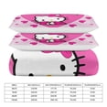 Cartoon Hello Kawaii Cat Bedding Set 3 Piece, 1 Printing Duvet Cover ...