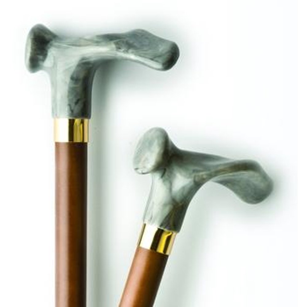 Wood Cane With Contour Handle - Walmart.com - Walmart.com