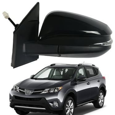 2019-2024 Toyota Rav4 Left Driver Side Power Heated Lamp Mirror, Black ...