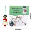 All Included Christmas Button Art Set Precuts Designs Ribbon Supplies ...