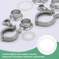 15-Pack 106mm OD Silicone O-Rings Gasket, Seal Gasket for 3.5" Clamp ...