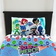 PJ Masks Kids Comforter and Sham, 2-Piece Set, Twin/Full, Reversible ...