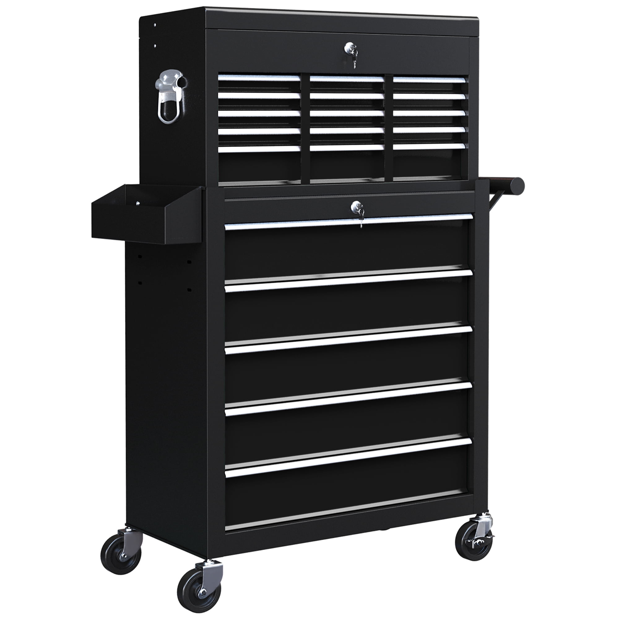 Click here for Homcom Rolling Tool Chest  Lockable Tool Storage C... prices