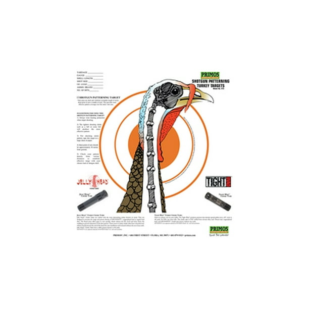 Primos Shotgun Patterning Turkey Target 6041 - Walmart.com