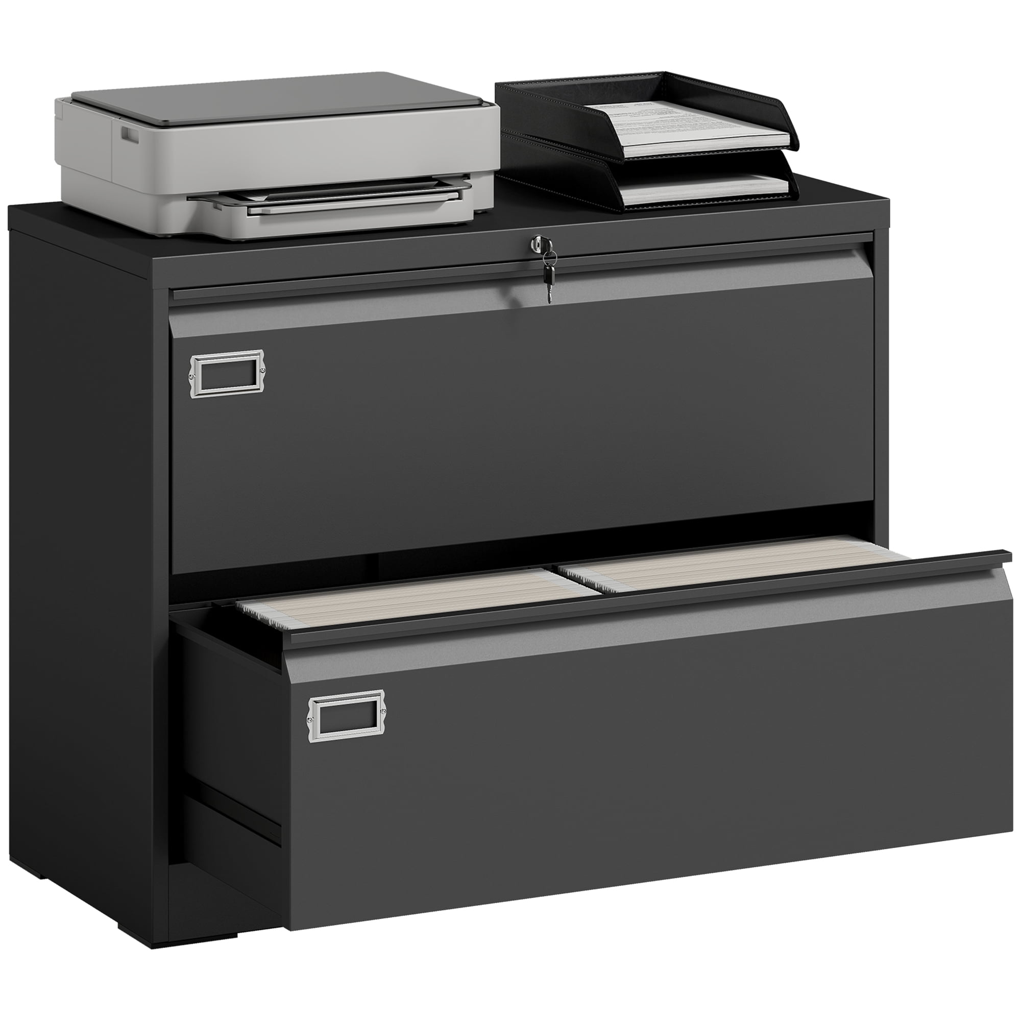 Click here for Homcom Lateral File Cabinet Steel Filing Cabinet F... prices