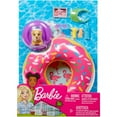 Barbie Estate Outdoor Doll Furniture Set with Pool Accessories, Donut ...