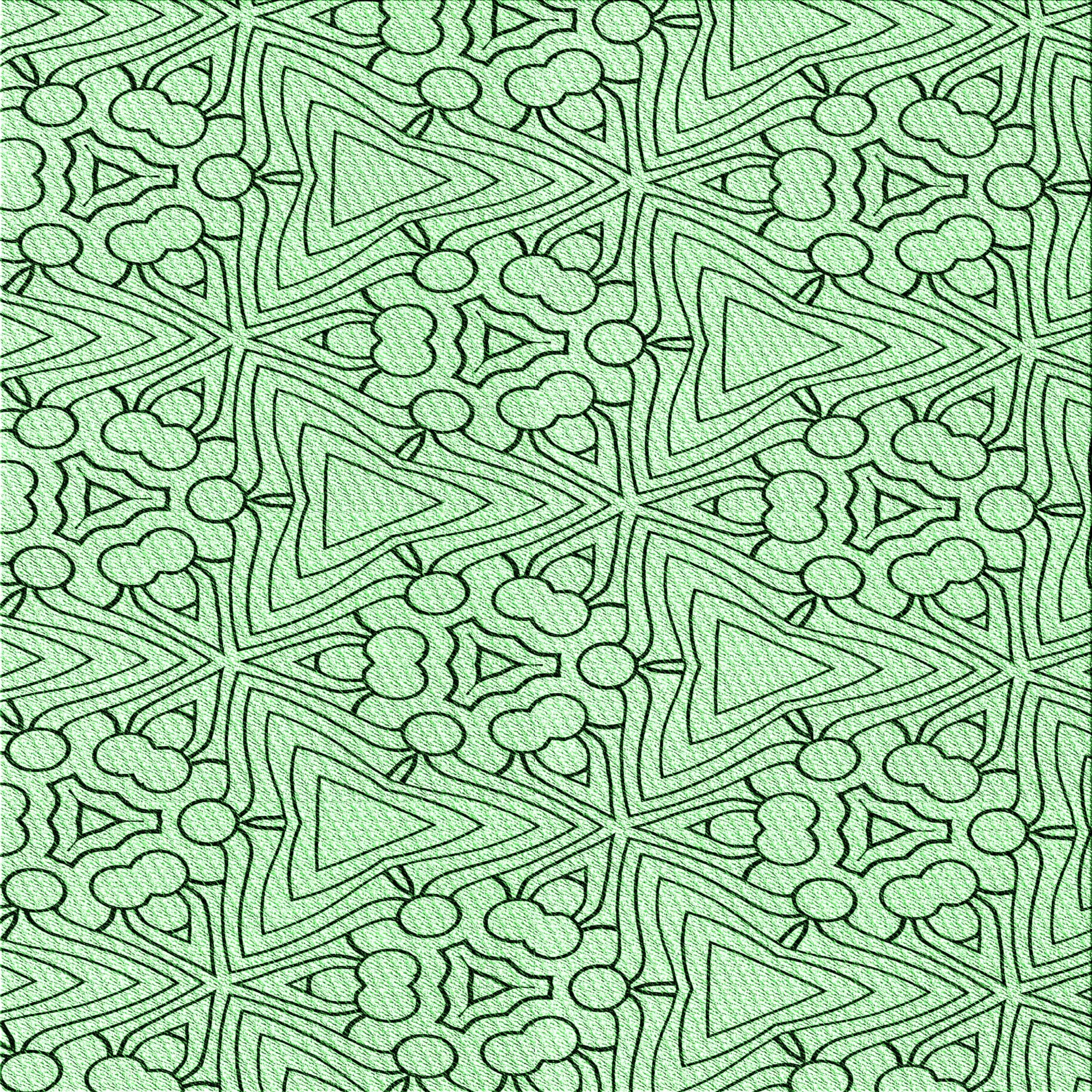 Ahgly Company Indoor Square Patterned Mint Green Area Rugs, 4' Square ...