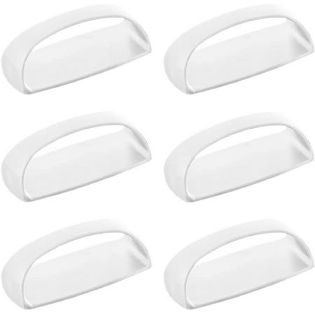 SHAR 6 Pack Self Adhesive Sliding Door Handles, Adhesive Sliding Door ...