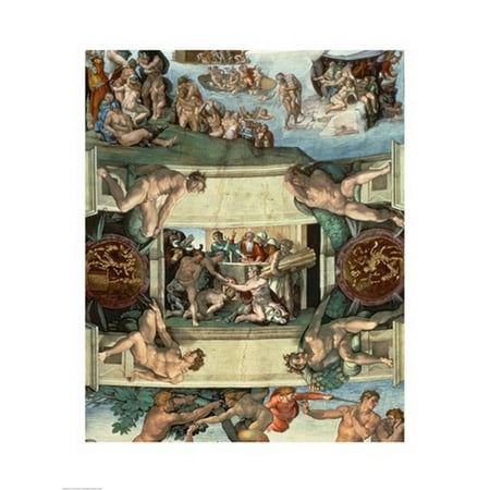 Sistine Chapel Ceiling The Sacrifice of Noah 1508-10 Poster Print by ...