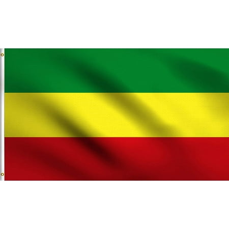 DMSE Ethiopia Without Arms Ethiopian Empire Abyssinia Flag 3X5 Ft Foot ...