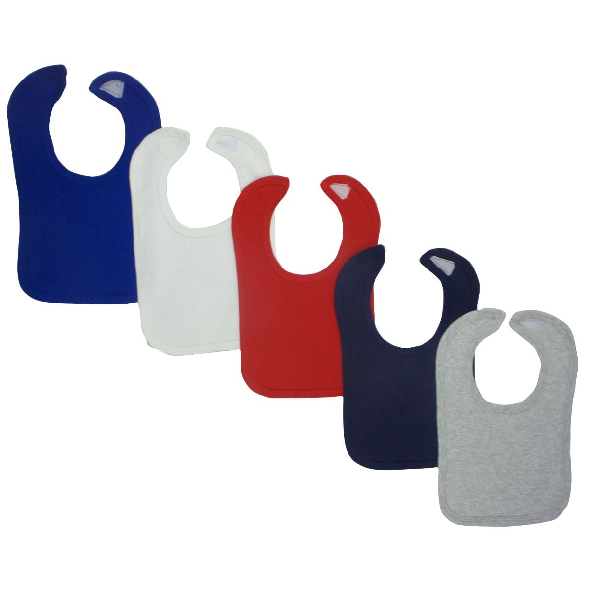 Bambini Grey Baby Bibs (Pack of 5) - Walmart.com
