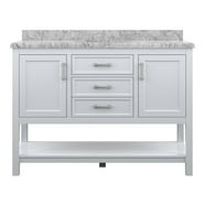 Design Element Austin 60" Vanity Base Only in Walnut - Walmart.com
