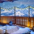 4 Pack String Light Poles,10 Ft Metal Poles with Fork for Outdoor ...
