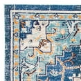SAFAVIEH Madison Dalia Vintage Traditional Area Rug, Blue/Light Blue, 9 ...