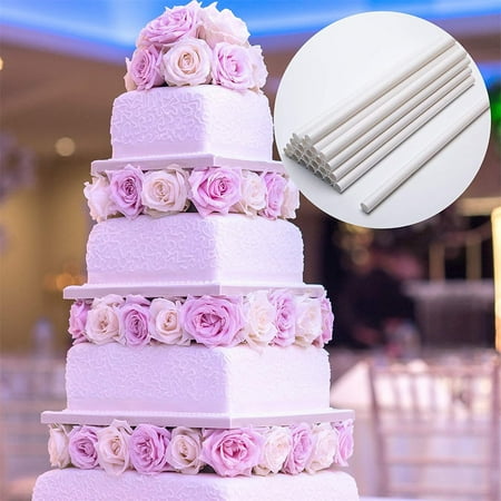 24 Pieces Plastic Tired Cake Dowel Rod Cheesecakes Multilayered ...