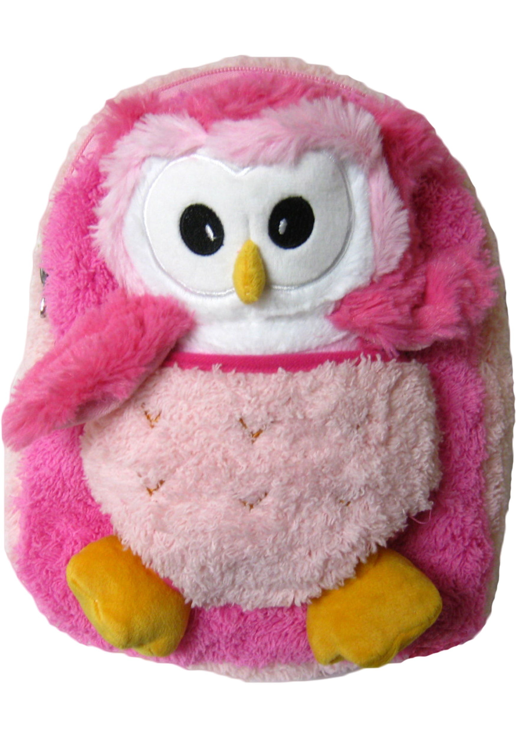 Pink Owl Plush Animal Backpack - Walmart.com