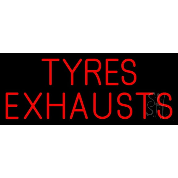 Red In Rear Parking LED Neon Sign 13 x 32 - inches, Clear Edge Cut ...