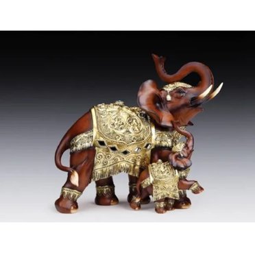 Multicolor Buffalo Statue Figurine American Bison Wildlife Animal ...