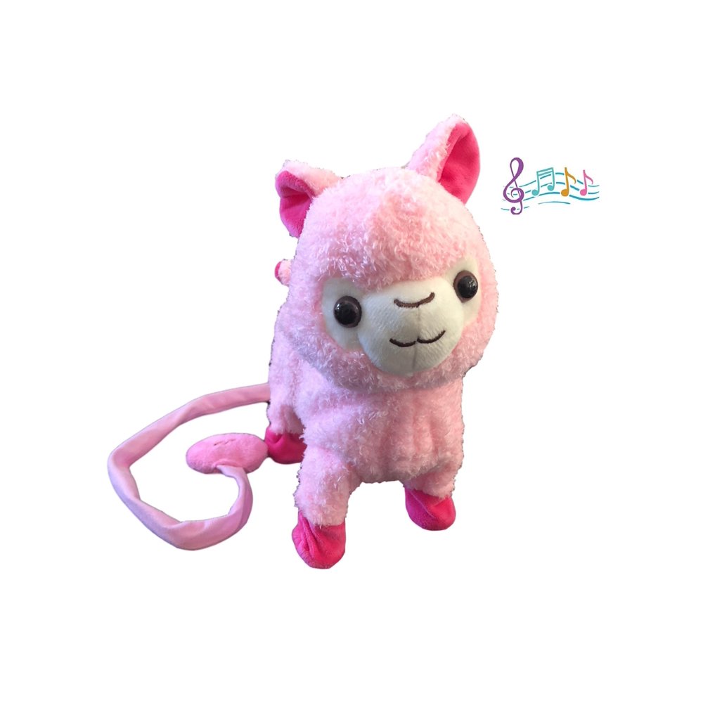 Llama Plush Toy Electronic Musical Singing Walking Interactive Pet Toy ...