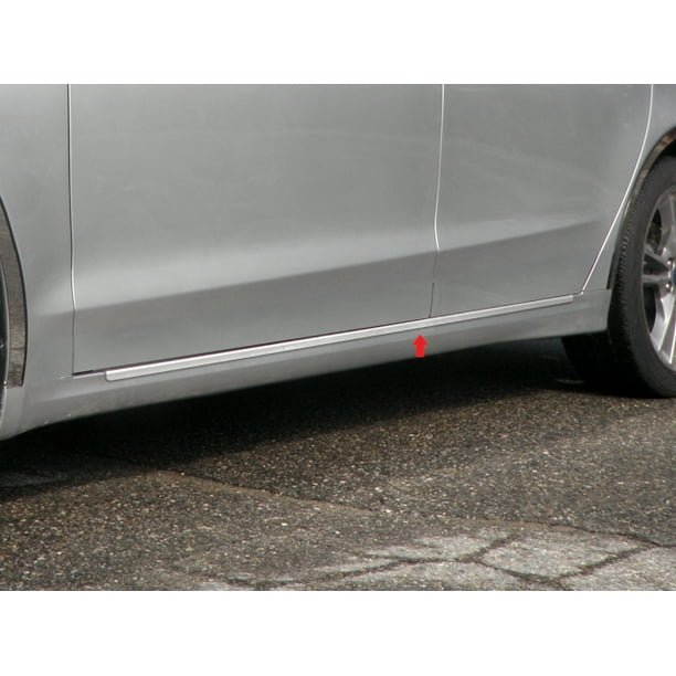 Stainless Steel Rocker Panel Trim 2Pc Fits 2013-2020 Ford Fusion ...