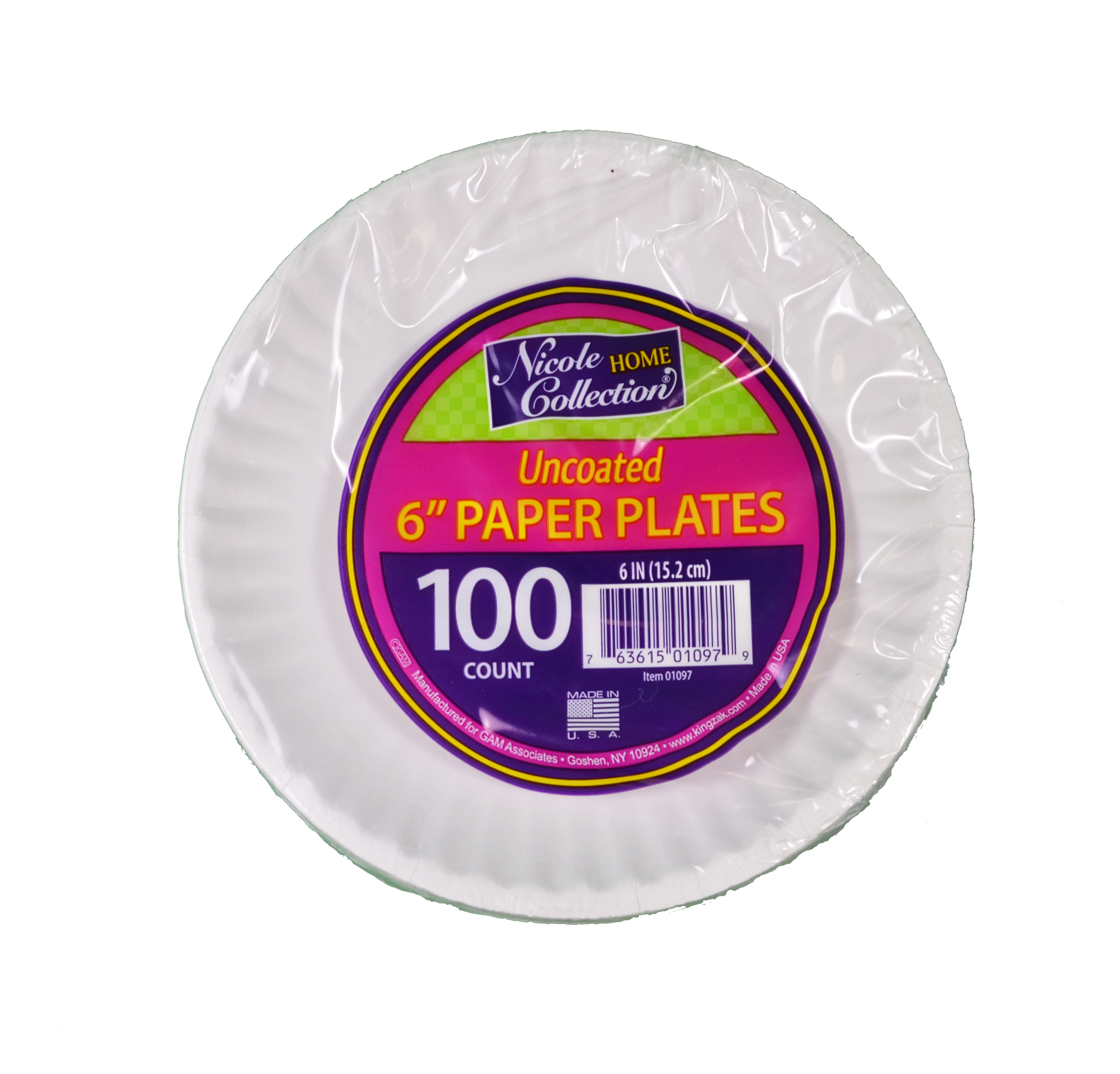 100ct Uncoated 6 White Paper Plates Nicole Home Collection Round Disposable Walmart 100ct Uncoated 6 White Paper Plates Nicole Home Collection Round Disposable Walmart