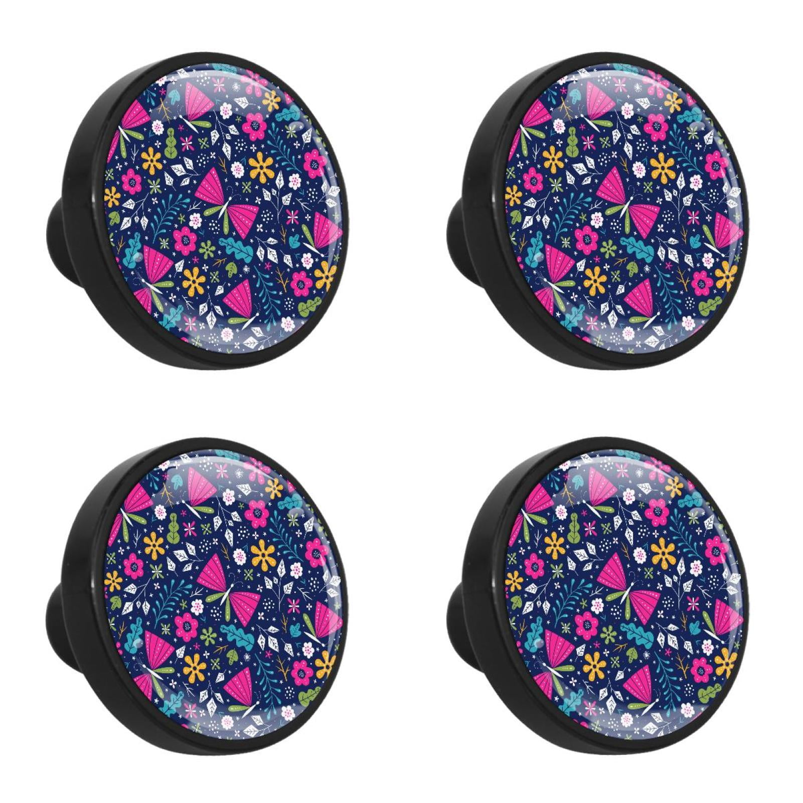 4 Pcs Butterfly Knobs for Kitchen Cabinet Cupboard Dresser Bookcase ...