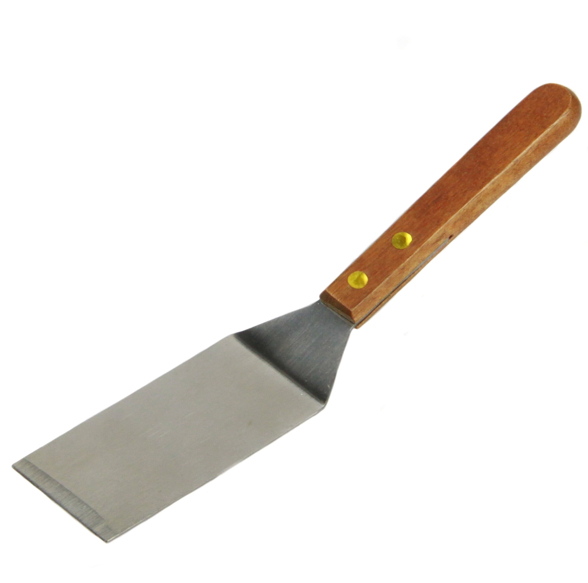 Chef Craft Select Stainless Steel Solid Wooden Handle Cookie Spatula, 8 ...