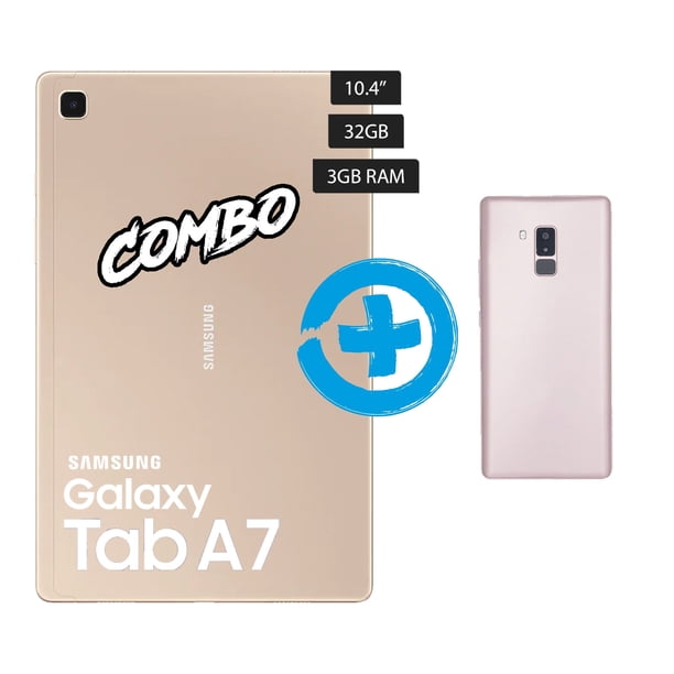 Tablet Samsung Galaxy Tab A7 32gb 3gb - Dorado + Celular | Bodega ...