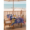 52x70 Inch Outdoor Tablecloth with Umbrella Hole Zipper Rectangle ...